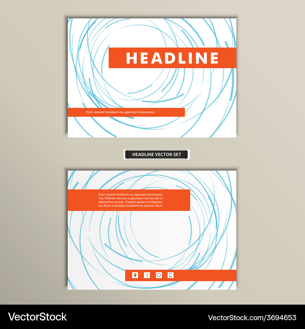 Book cover with abstract colored lines and circles