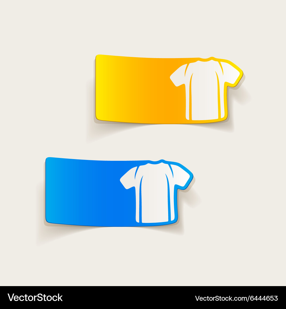 Realistic design element shirt Royalty Free Vector Image