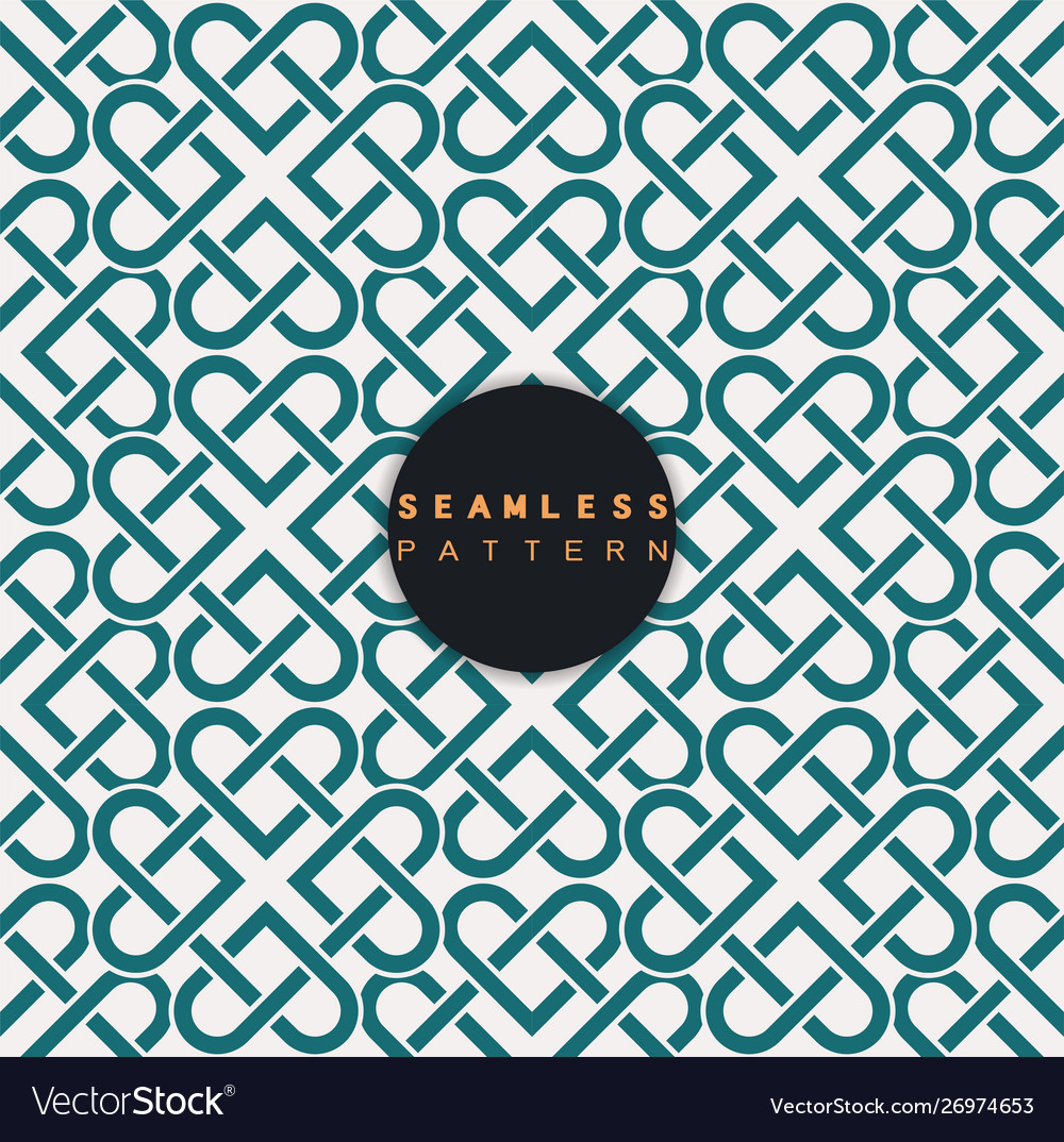 Seamless pattern repeating geometric tiles Vector Image