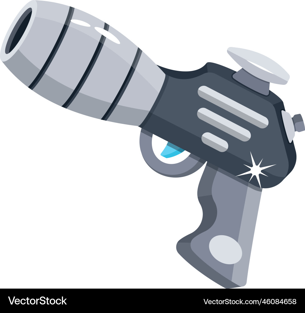 Plastic weapon Royalty Free Vector Image - VectorStock
