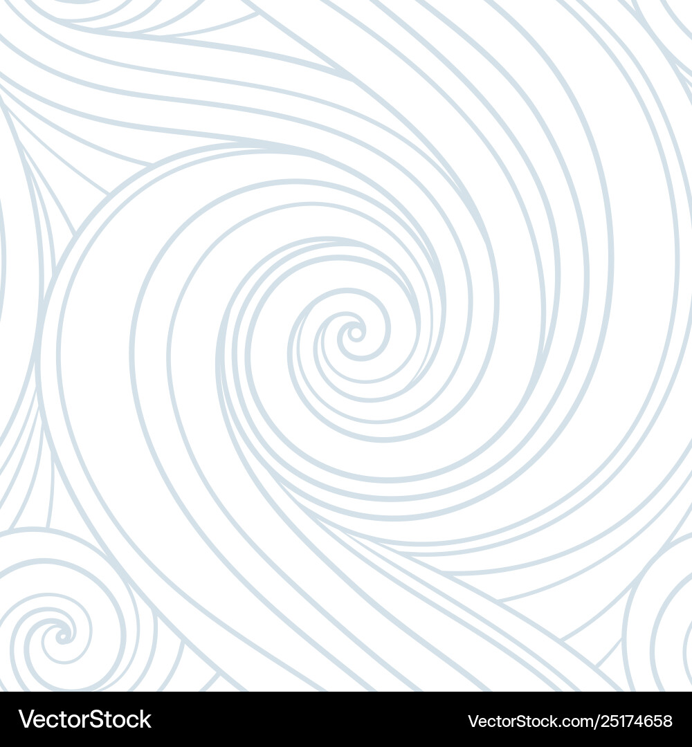 Swirl seamless pattern Royalty Free Vector Image