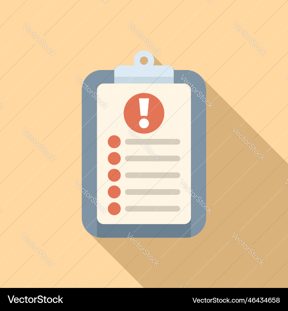 To do list rush job icon flat office work Vector Image
