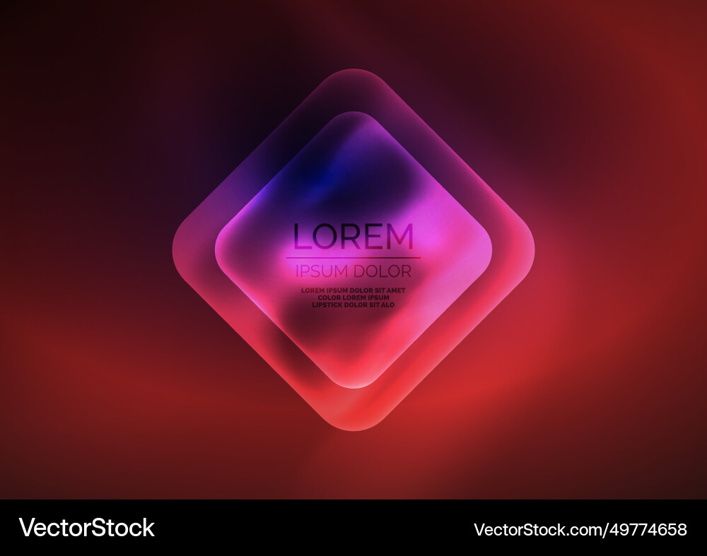 Trendy square blurred color abstract background Vector Image
