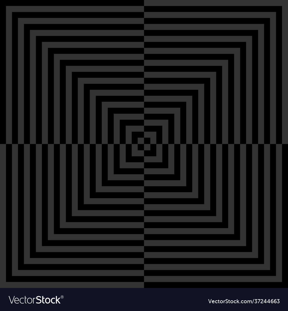 Abstract hypnotic pattern geometric background Vector Image