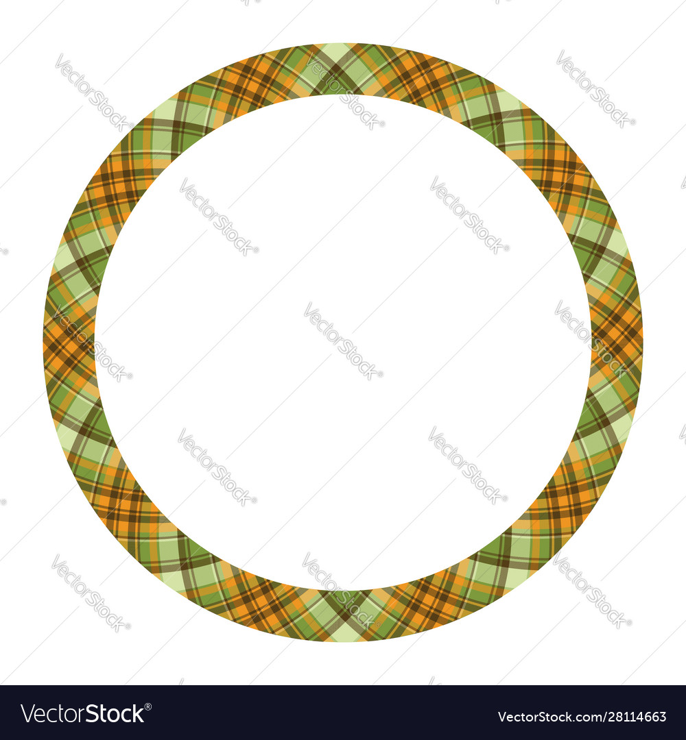 Circle borders and frames round border pattern Vector Image