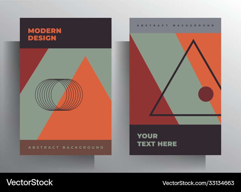 Cover for book brochure catalog folder magazine Vector Image