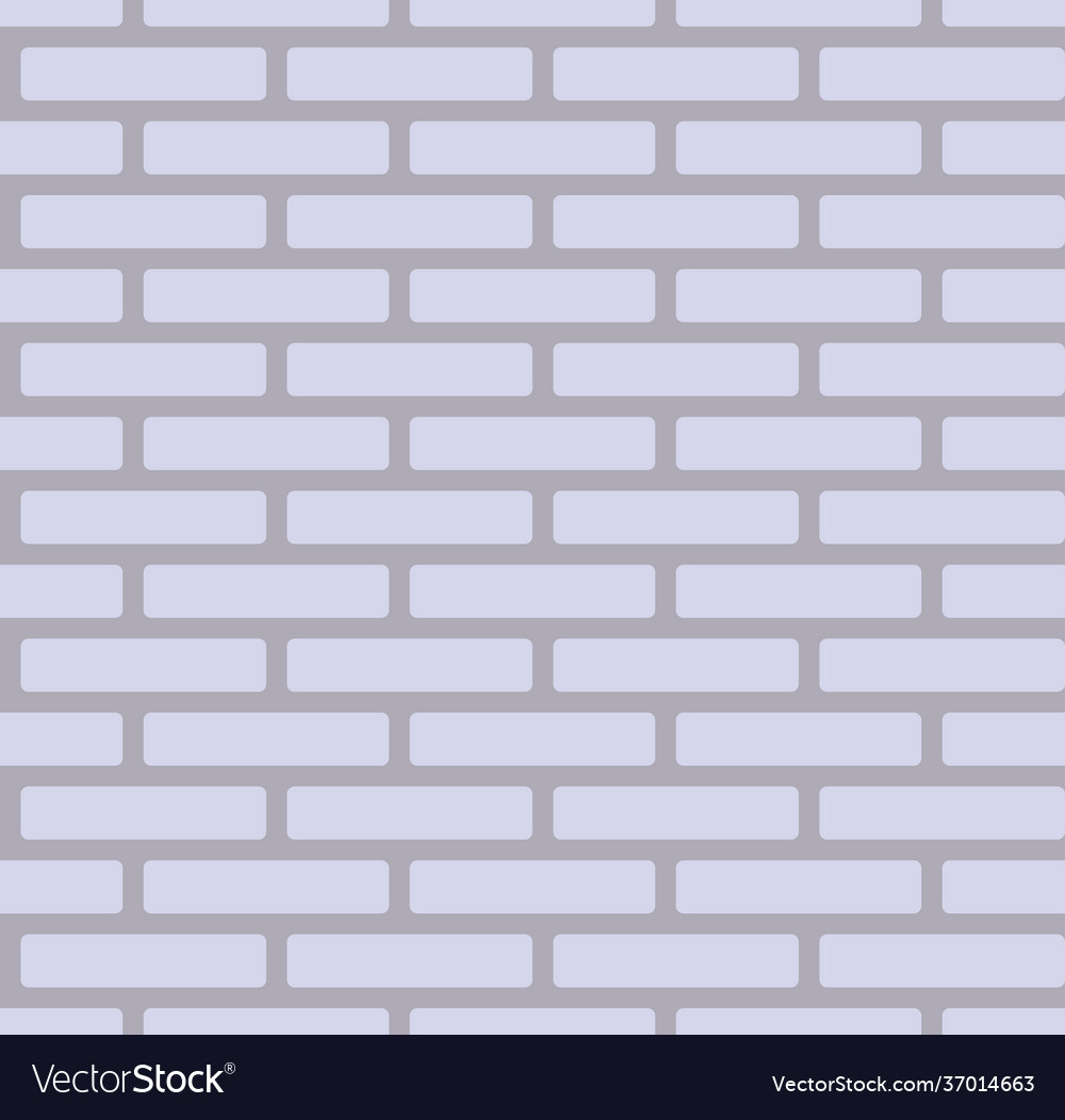 Gray brick wall background grey seamless pattern Vector Image