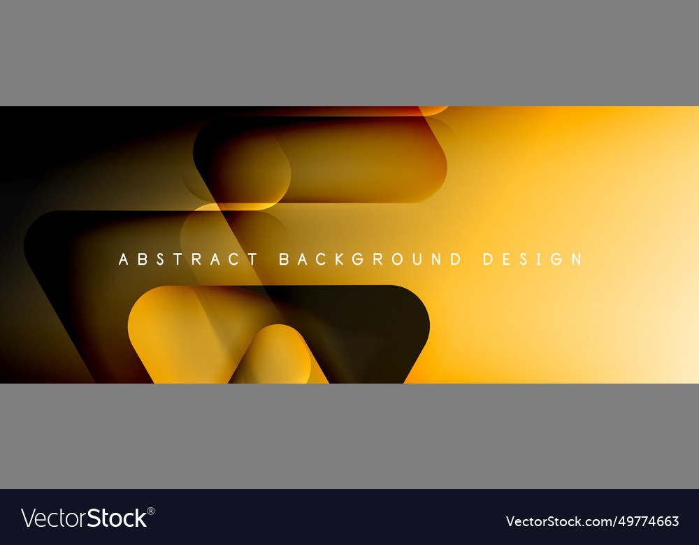 Shadow and light triangle background dynamic Vector Image