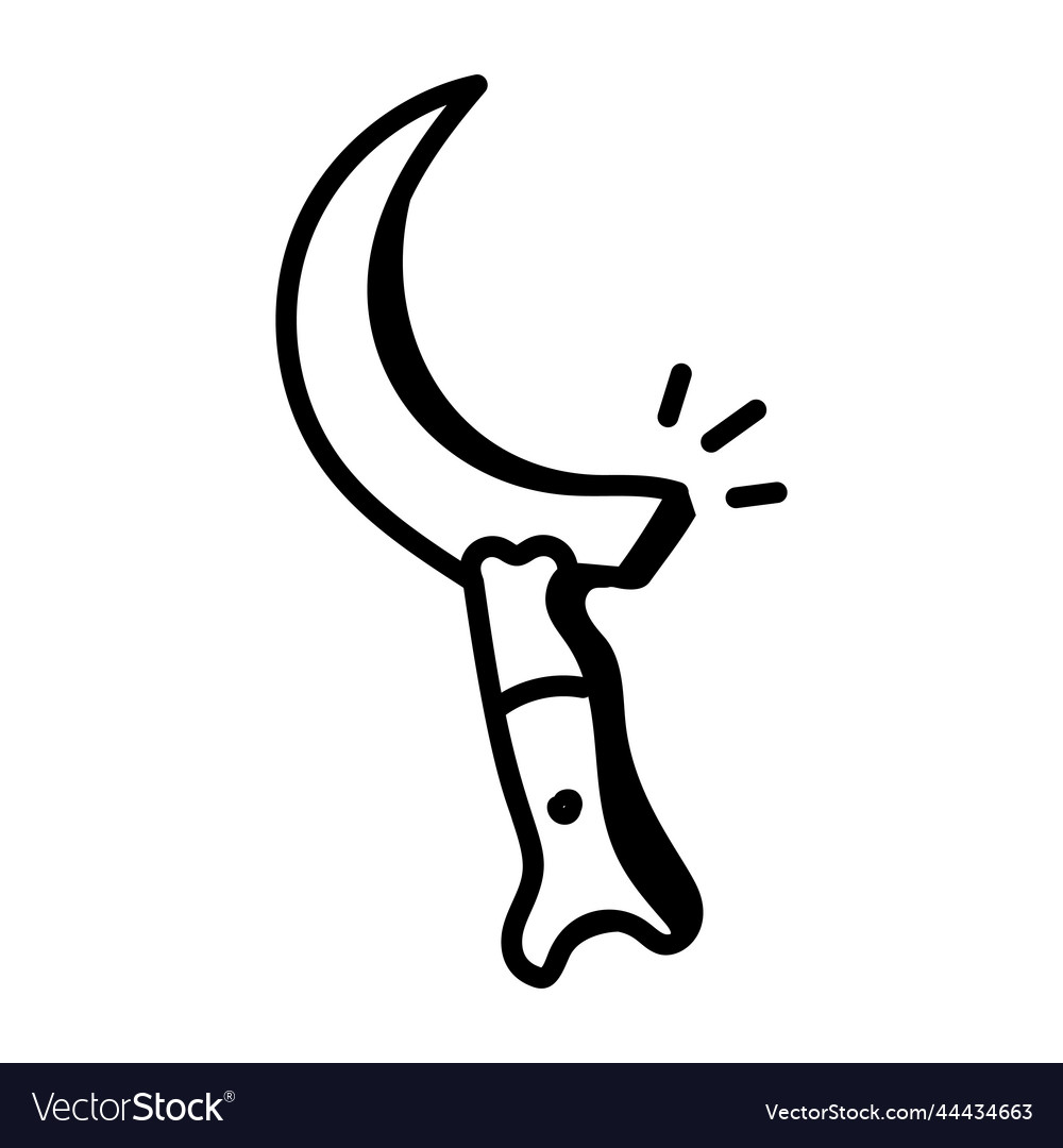 Sickle Royalty Free Vector Image - VectorStock