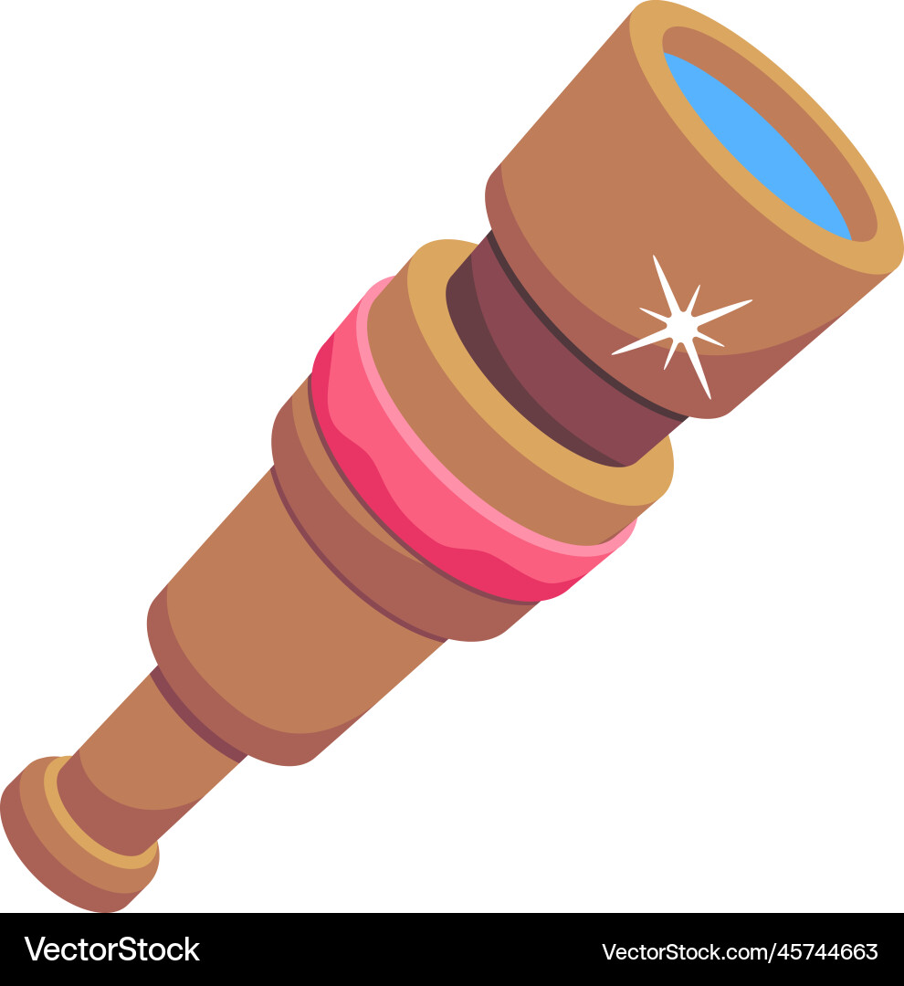 Spyglass Royalty Free Vector Image - VectorStock