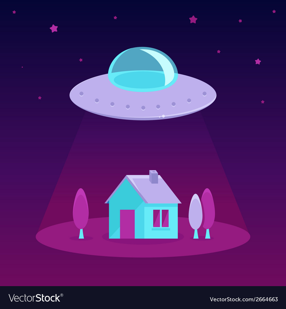 Ufo Royalty Free Vector Image - VectorStock