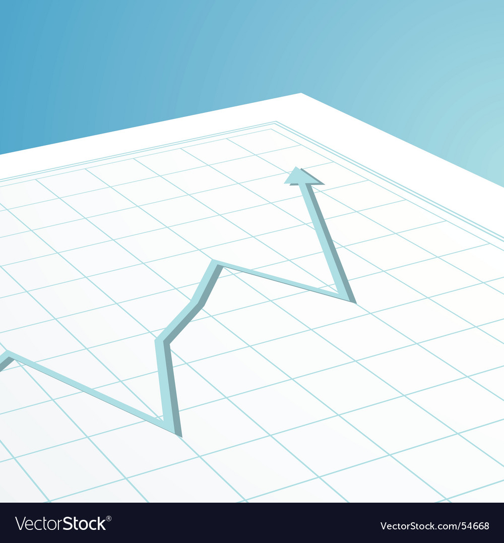 Business graph Royalty Free Vector Image - VectorStock