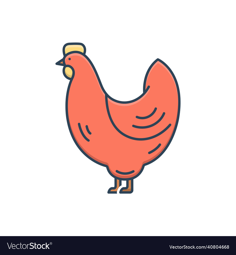 Hen Royalty Free Vector Image - VectorStock