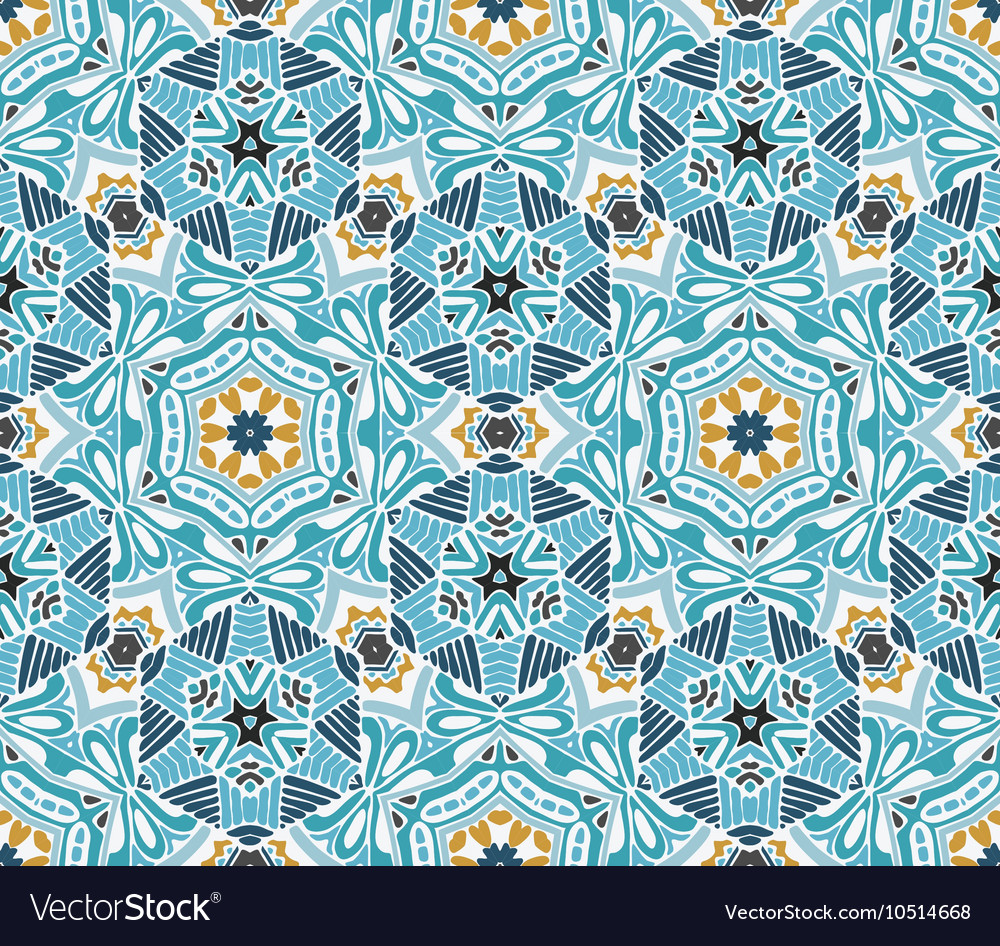 Seamless mosaic pattern Royalty Free Vector Image