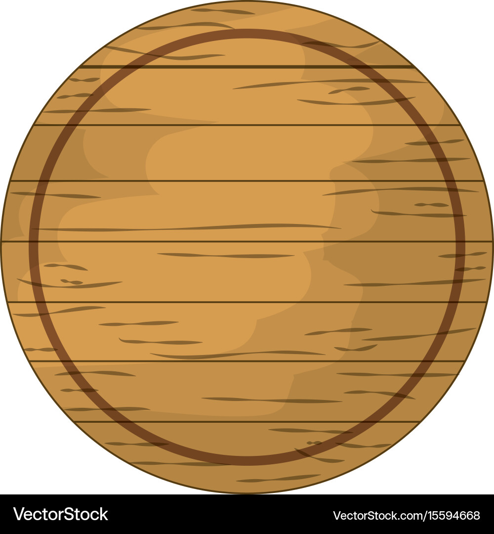 Wood emblem element to decoration design Vector Image