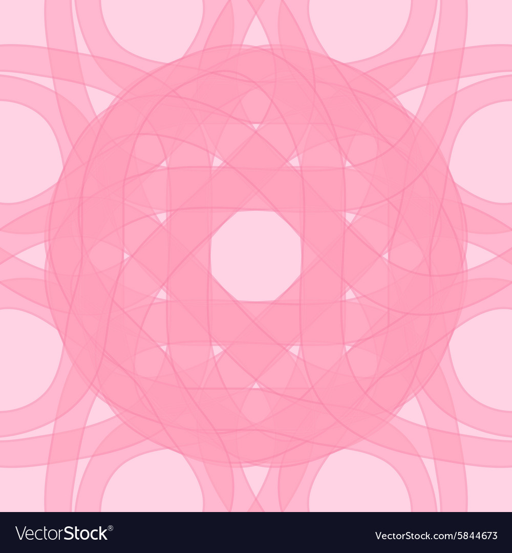 Decorative pattern pink circular Royalty Free Vector Image