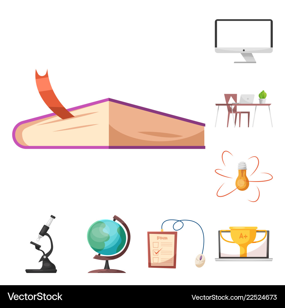 Design of education and learning symbol Royalty Free Vector