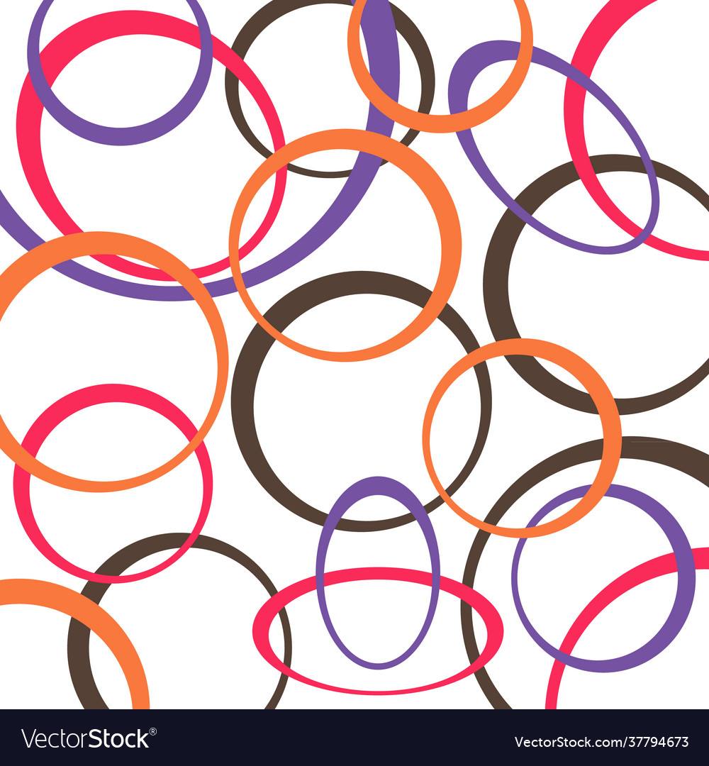 Retro pattern background with circles Royalty Free Vector