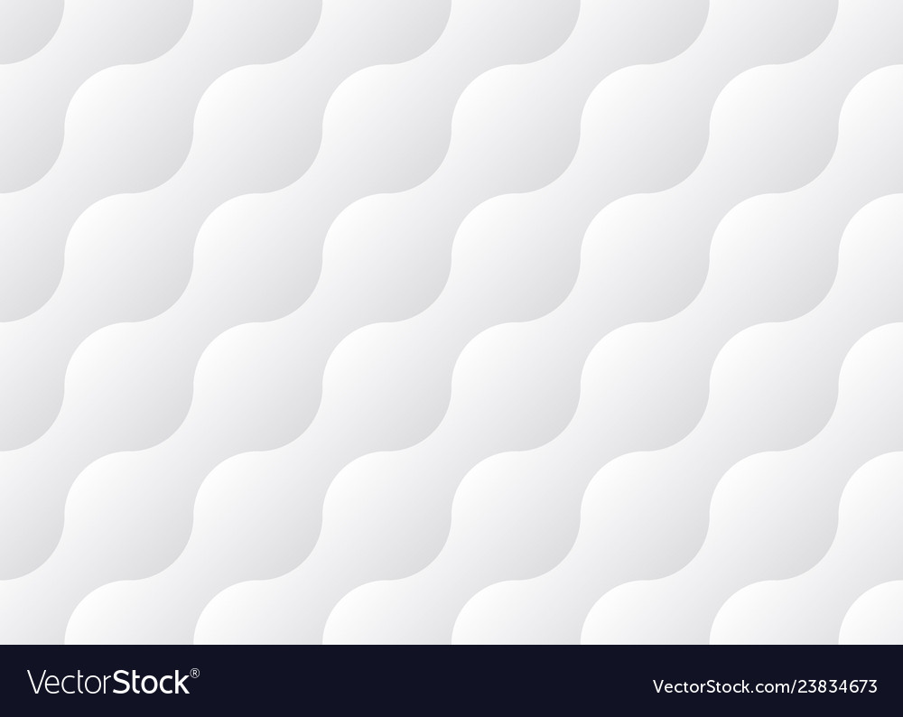 White wavy background seamless pattern Royalty Free Vector