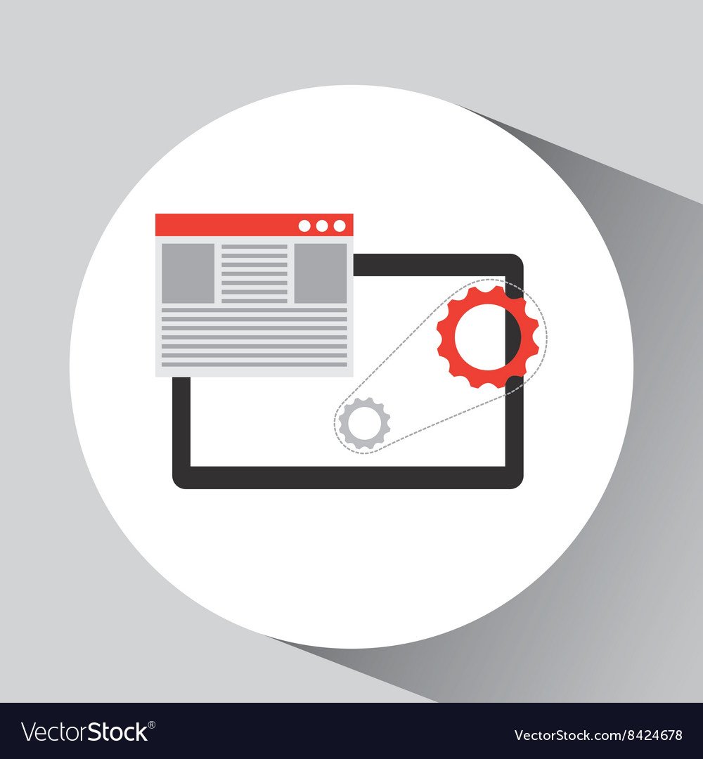 Software programming design Royalty Free Vector Image