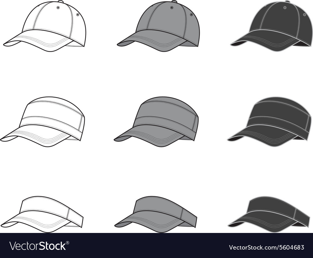 Baseball cap Royalty Free Vector Image - VectorStock