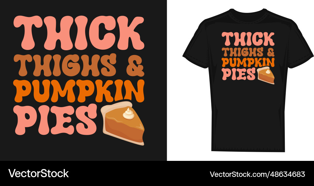 Fall season autumn pumpkin pie design Royalty Free Vector