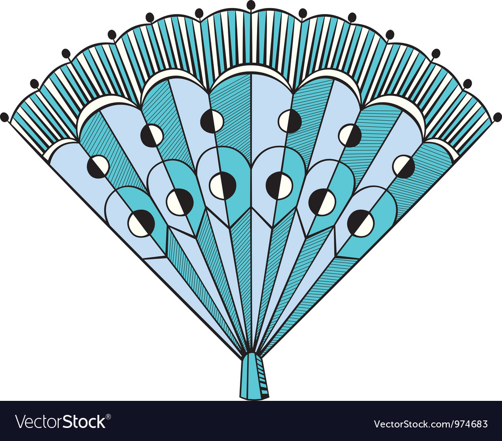 Fan Royalty Free Vector Image - VectorStock