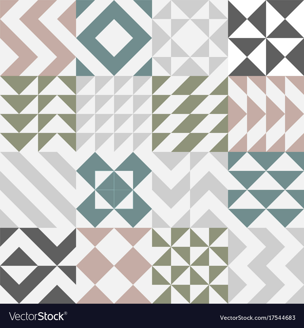 Set seamless pattern design Royalty Free Vector Image