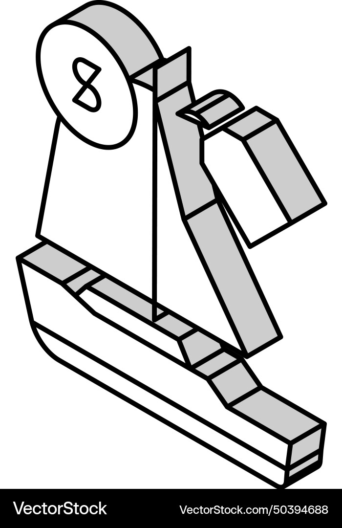 Boat rental isometric icon Royalty Free Vector Image