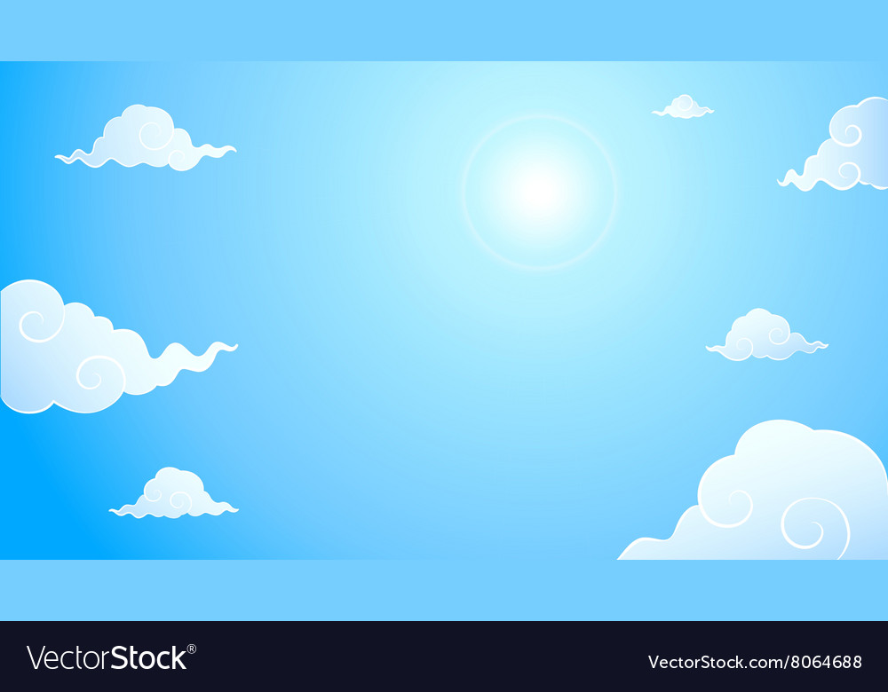 Cloud Sky Royalty Free Vector Image - VectorStock