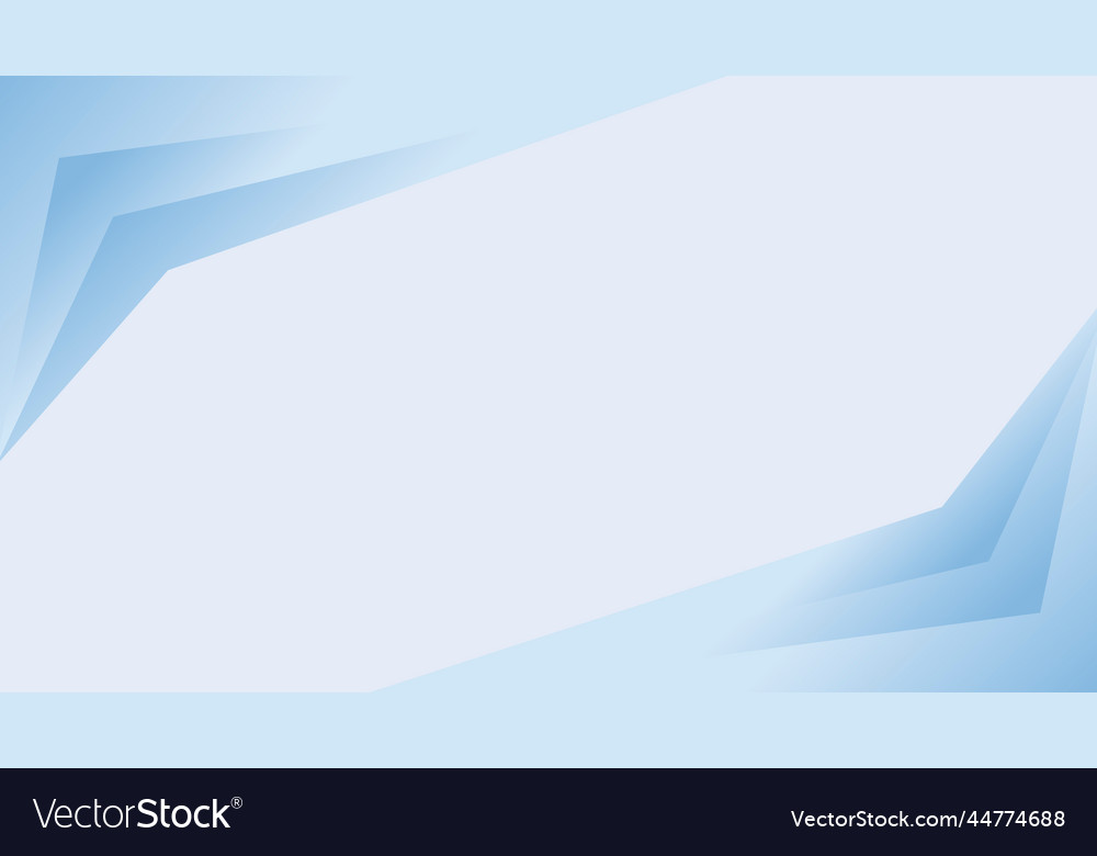 Simple blue gradient background for business Vector Image