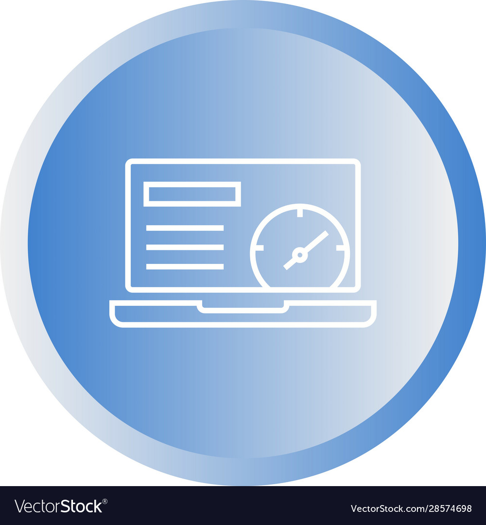 Beautiful dashboard line icon Royalty Free Vector Image Beautiful dashboard line icon Royalty Free Vector Image
