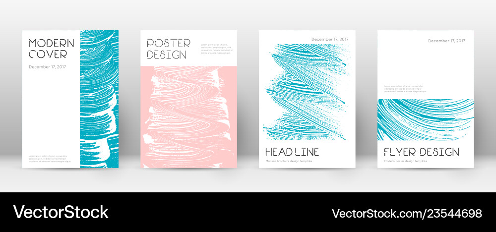 Cover page design template minimal brochure layou Vector Image