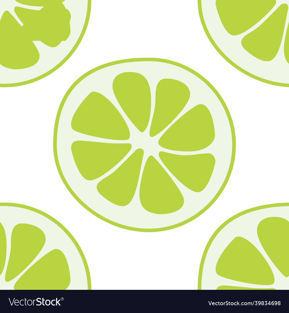 Lime seamless texture green pattern Royalty Free Vector