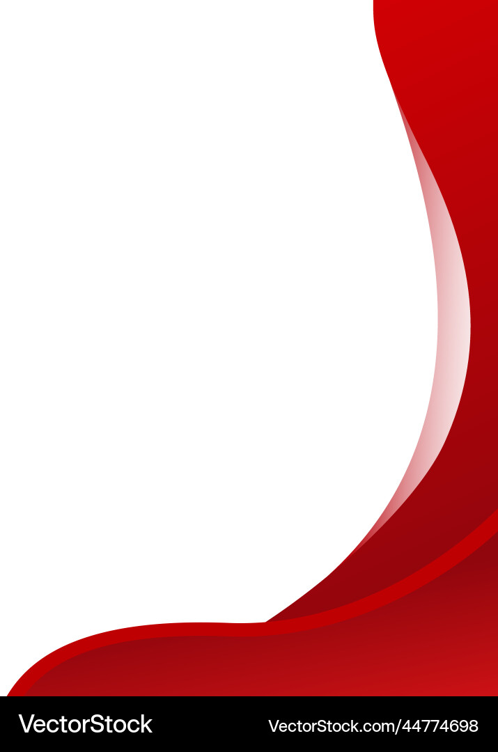 Simple blank red background for business Vector Image