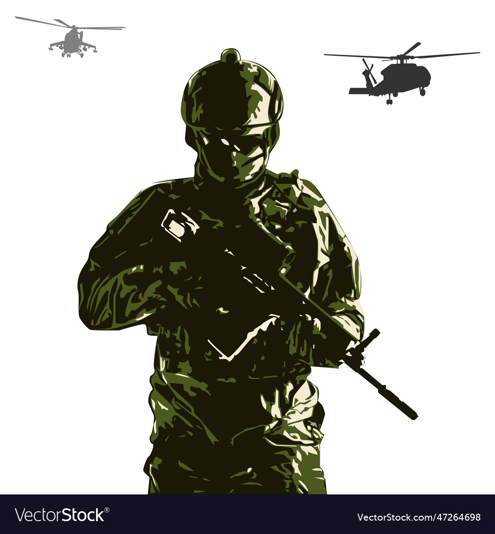 Soldier Royalty Free Vector Image - VectorStock