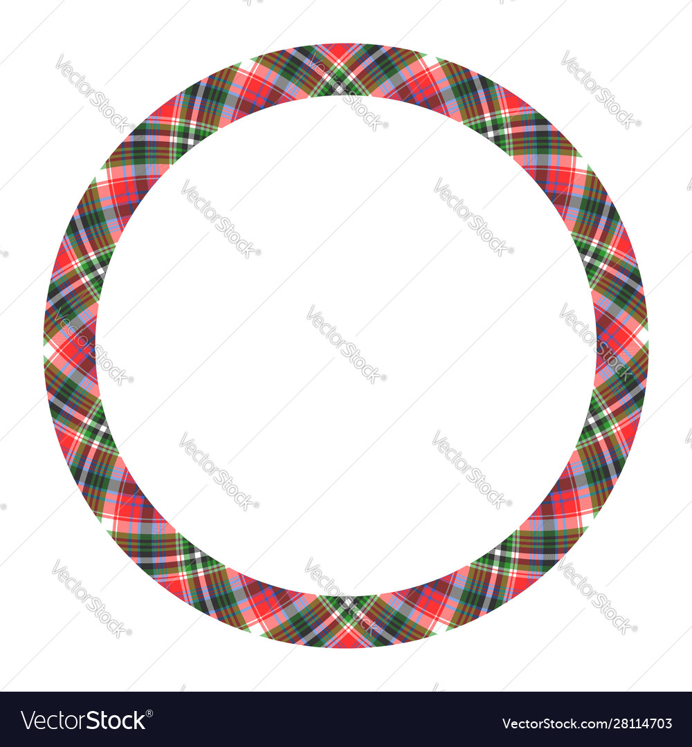 Circle borders and frames round border pattern Vector Image