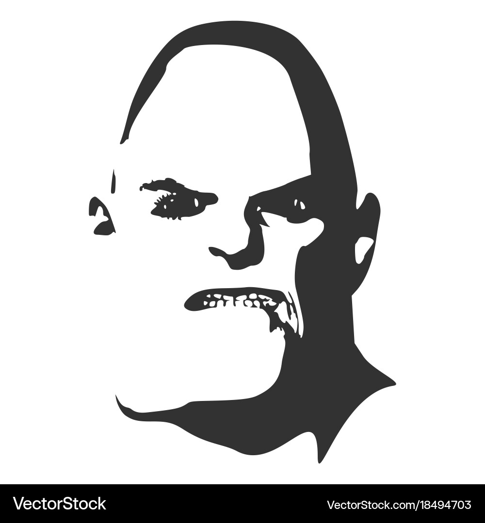Demon or monster screaming Royalty Free Vector Image