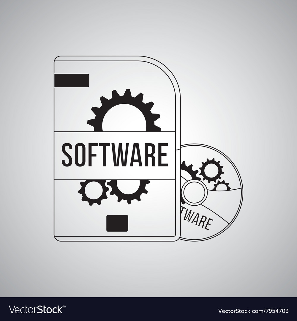 Development and software design Royalty Free Vector Image