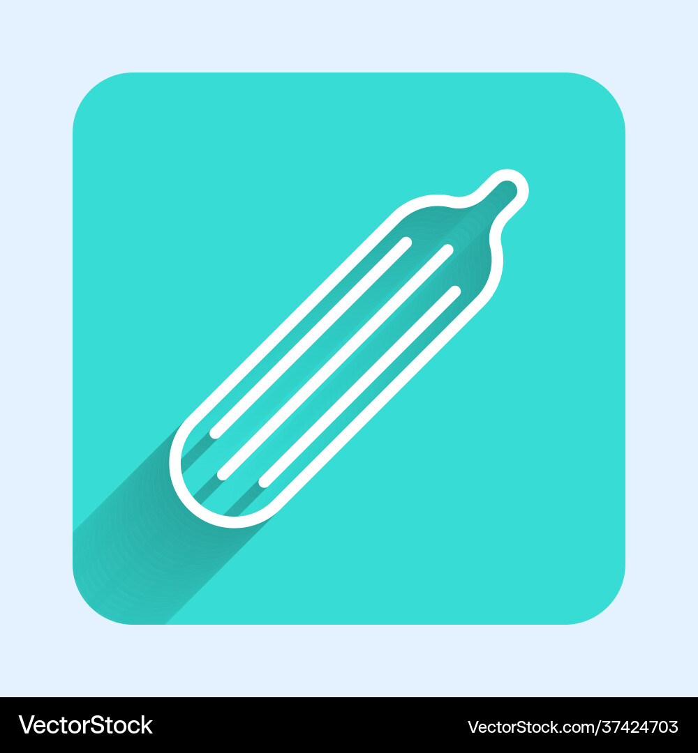 White line fresh cucumber icon isolated with long Vector Image