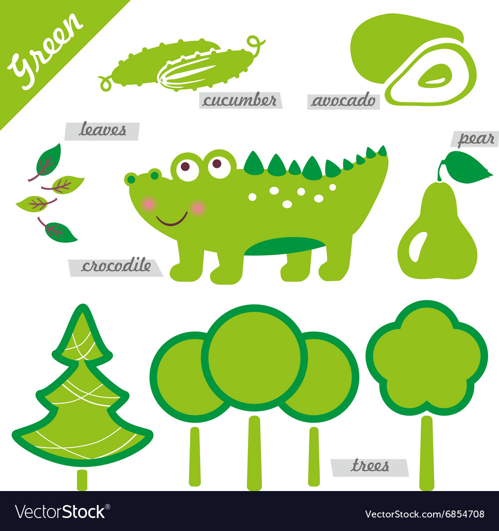 Green Royalty Free Vector Image - VectorStock