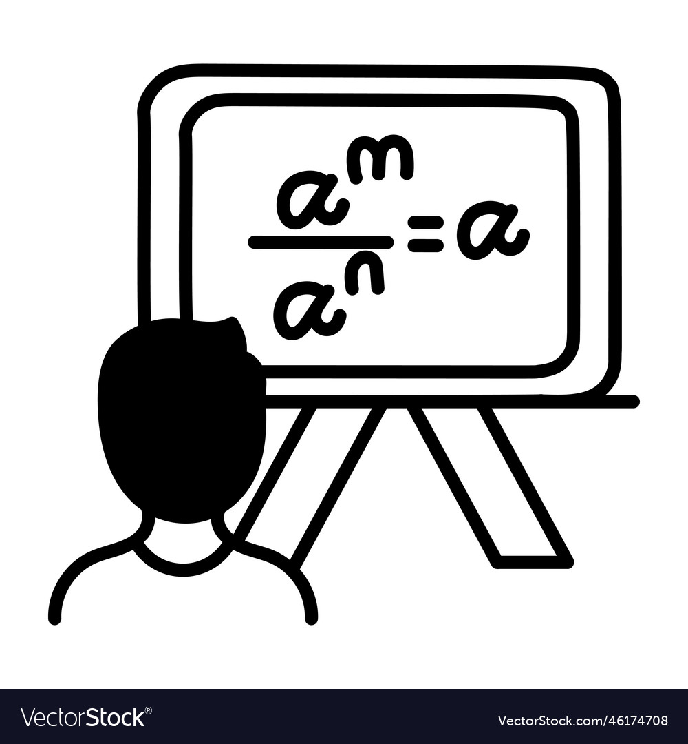 Math class Royalty Free Vector Image - VectorStock