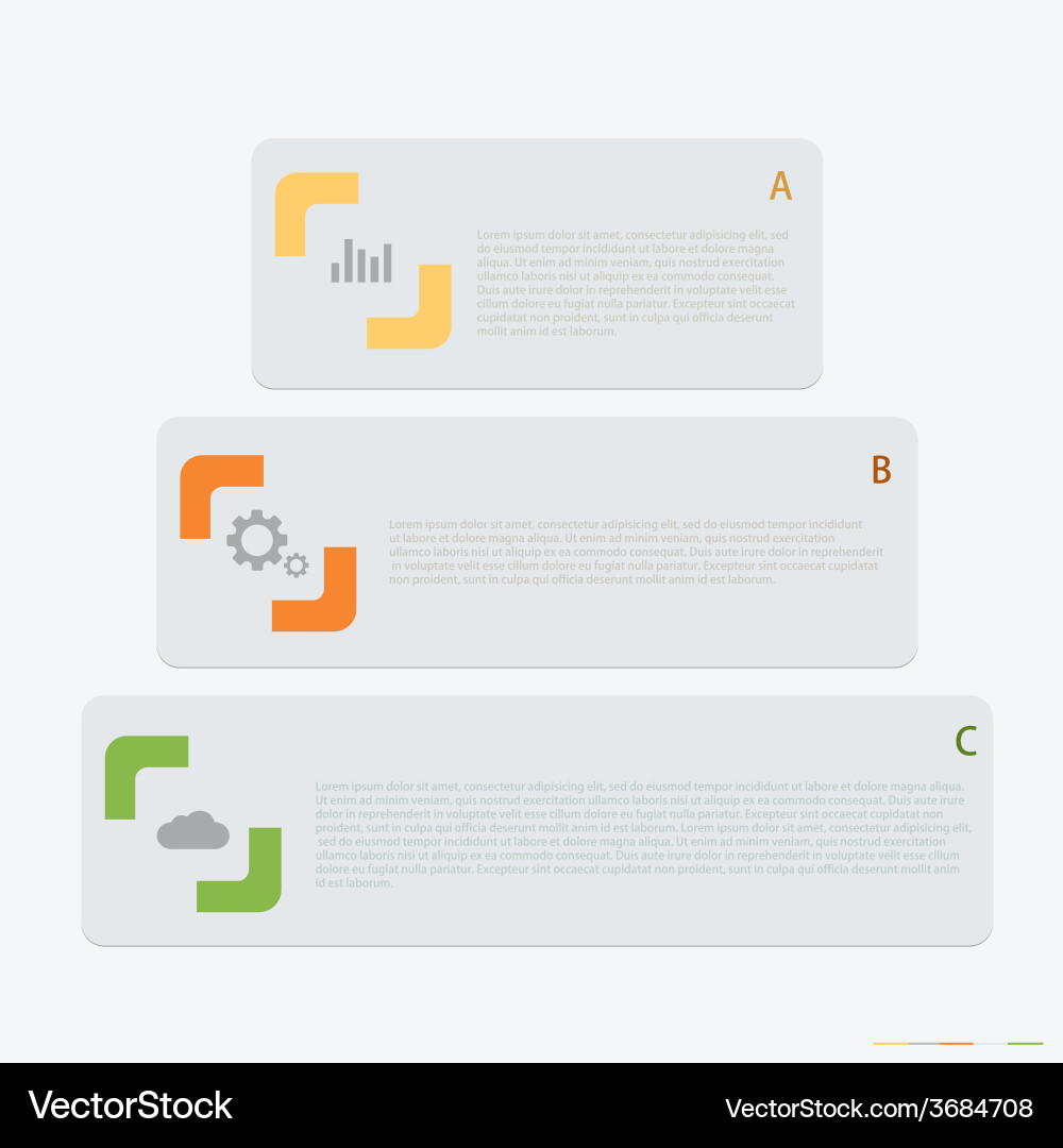 Modern infographic background Royalty Free Vector Image