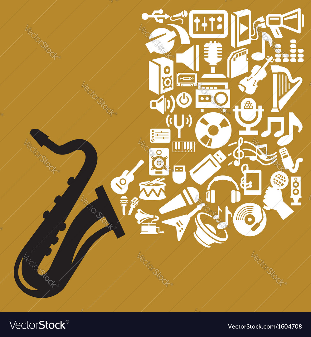 Music theme Royalty Free Vector Image - VectorStock