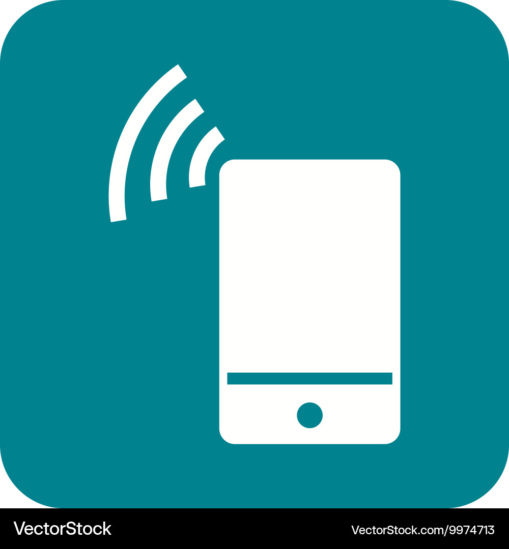 Connected device Royalty Free Vector Image - VectorStock