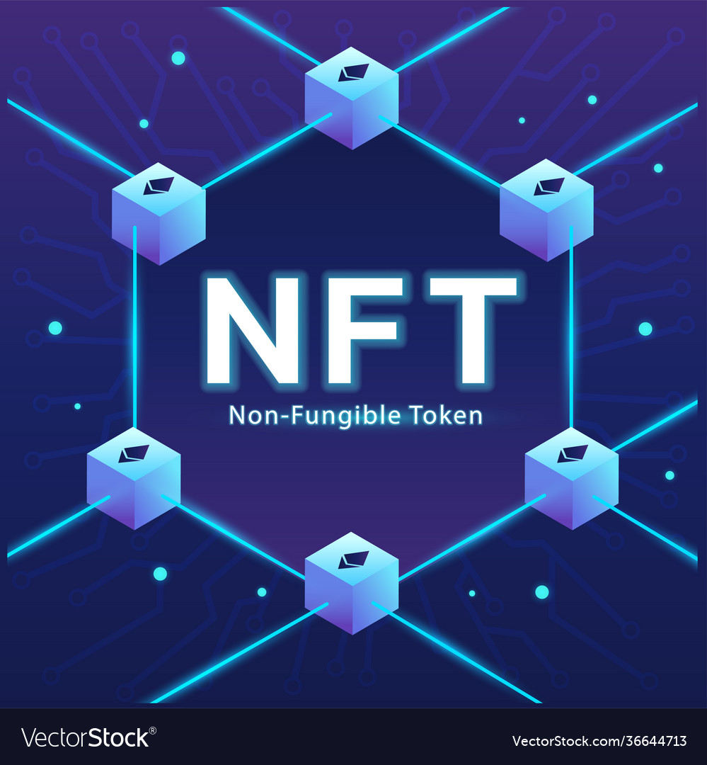 Nft4 Royalty Free Vector Image - VectorStock