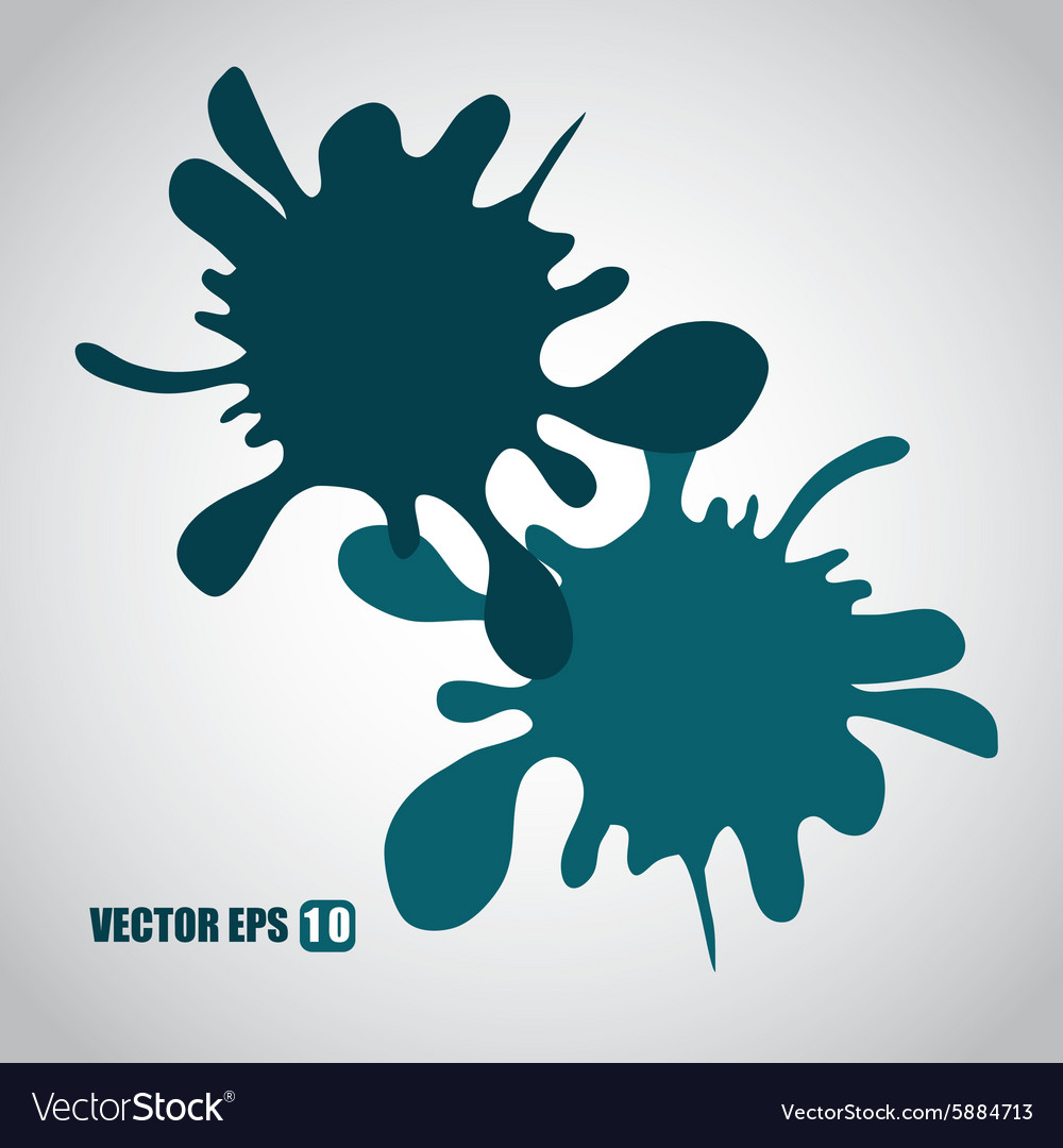 Paint splash design Royalty Free Vector Image - VectorStock