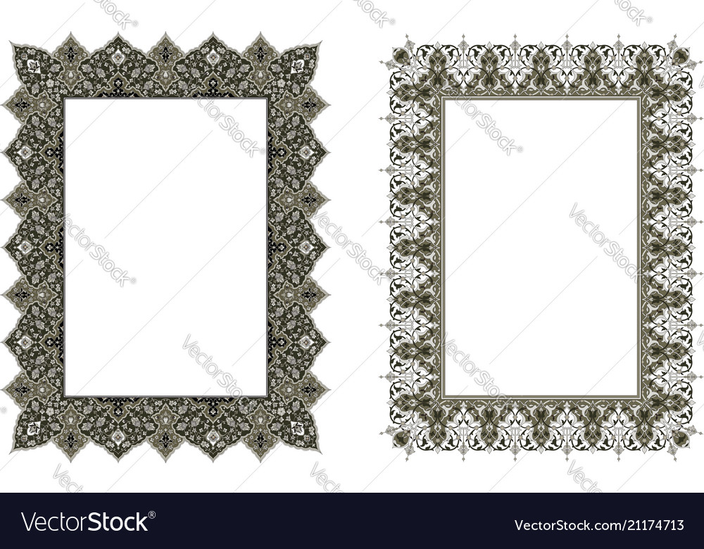 Square elegant frame Royalty Free Vector Image