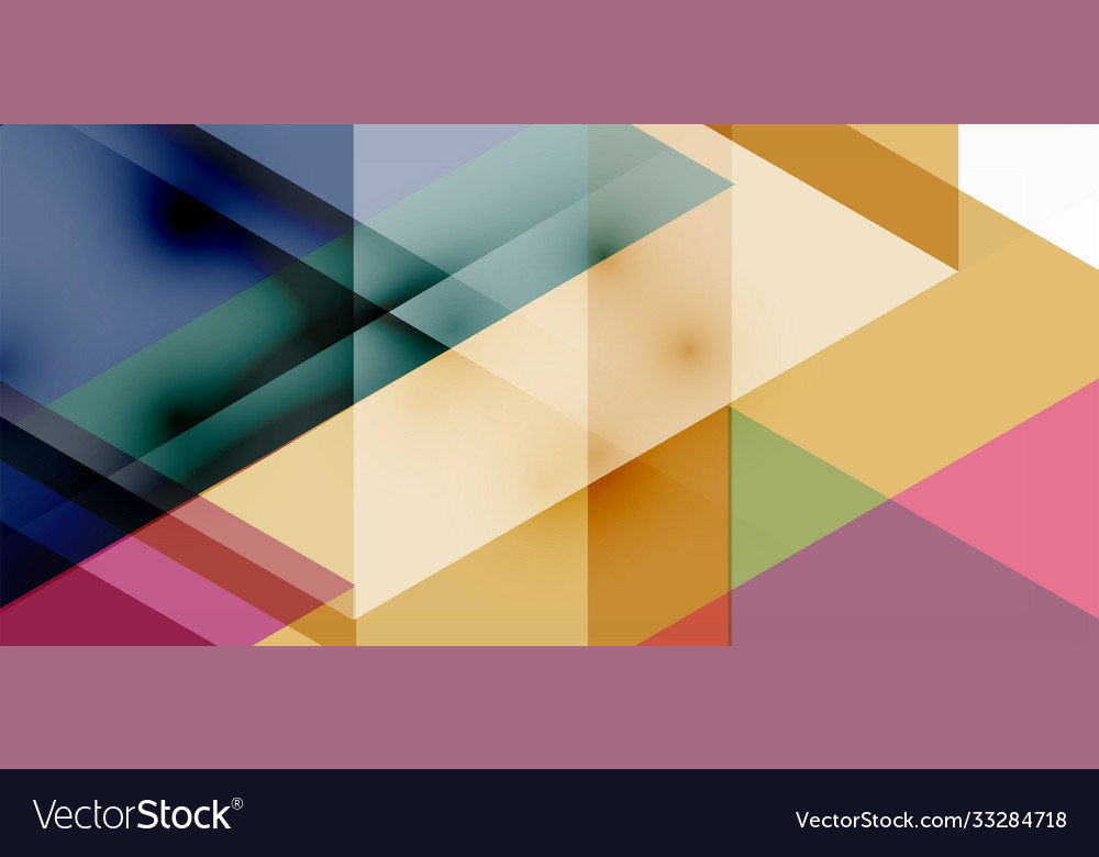 Geometric abstract background mosaic triangle Vector Image