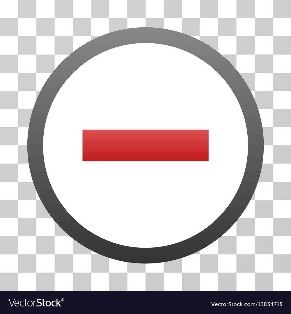 Remove gradient icon Royalty Free Vector Image